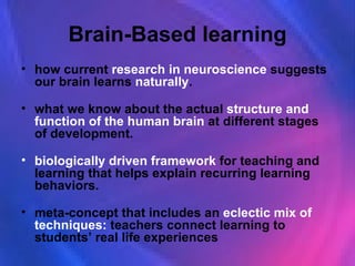 Teaching EFL with the Brain in mind | PPT