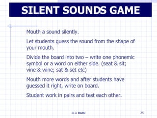 Teaching English Sounds | PPT