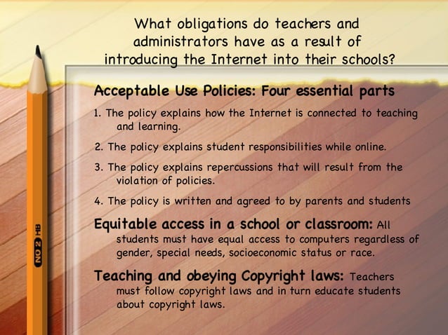Teaching Ethical and Legal use of Technology in the Classroom | PPT