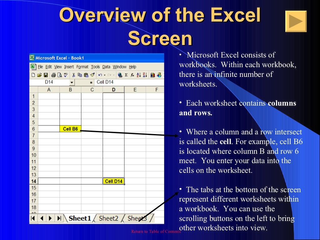 Teaching Excel