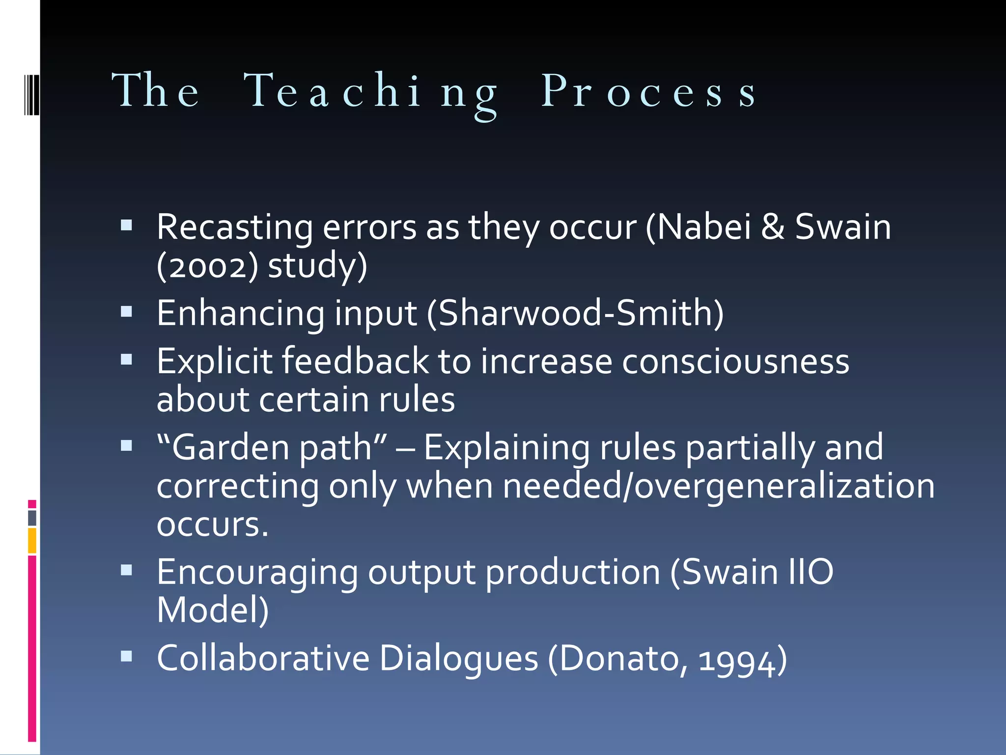 Teaching Grammar & Vocabulary | PPT