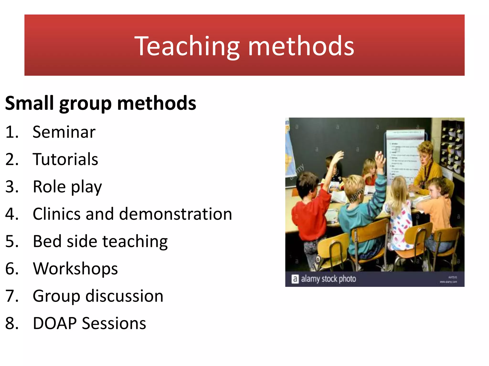 Teaching - learning methods.ppt | Educational Assessment | Education