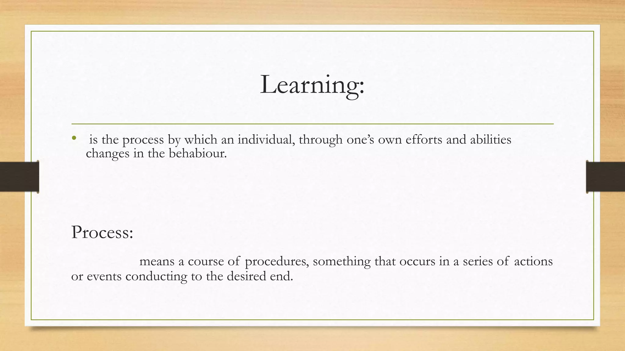 Teaching learning Process | PPTX