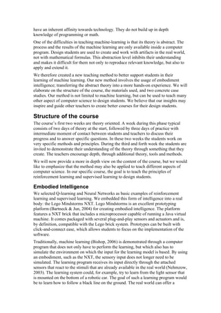 Teaching Machine Learning to Design Students | PDF