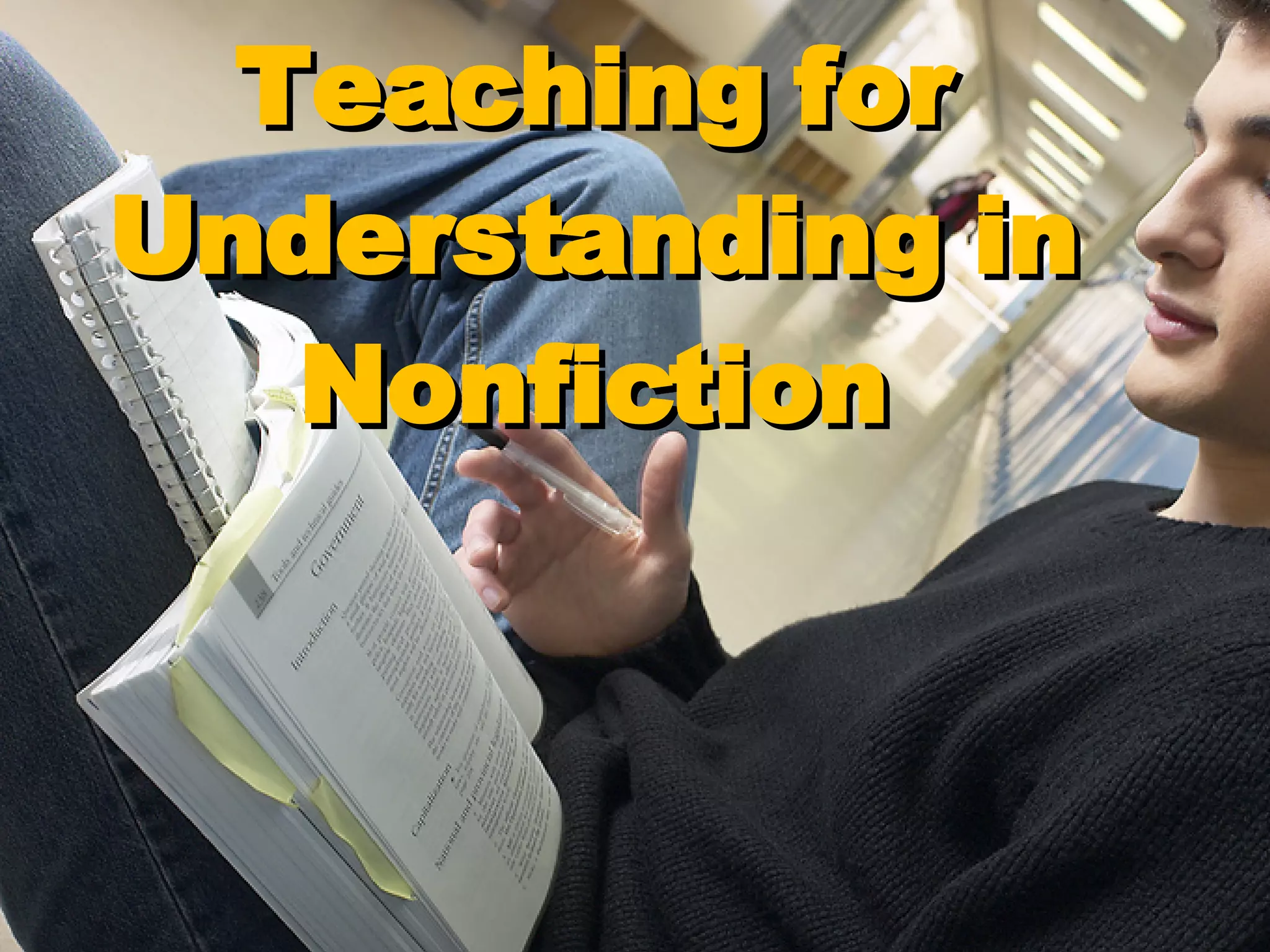 Teaching Nonfiction Reading Strategies | PPT
