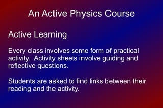 Teaching Physics Practically | ODP