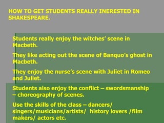 Teaching Shakespeare | PPT