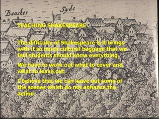 Teaching Shakespeare | PPT