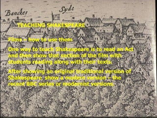 Teaching Shakespeare | PPT
