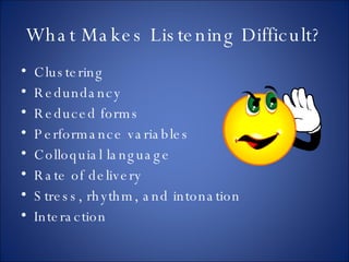Teaching Speaking & Listening | PPT