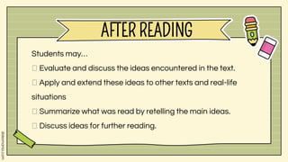 TEACHING-STUDENTS-TO-RESPOND-TO-LITERATURE-THROUGH-WRITING.pptx | Education