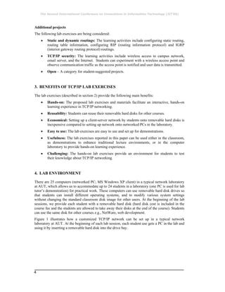 TEACHING TCP/IP NETWORKING USING HANDS-ON LABORATORY EXPERIENCE | PDF | Computer Networking ...