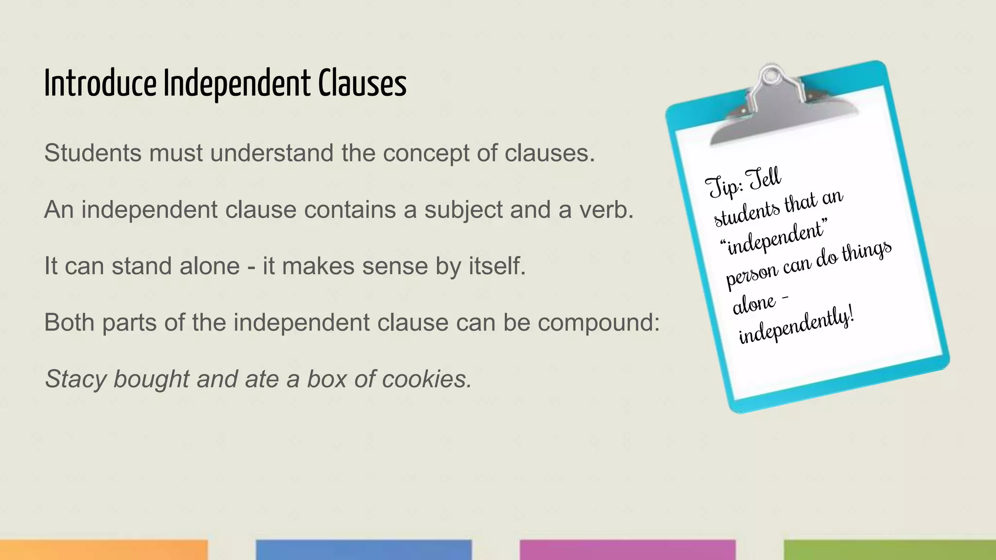 Teaching Grammar: types of sentences | PPTX