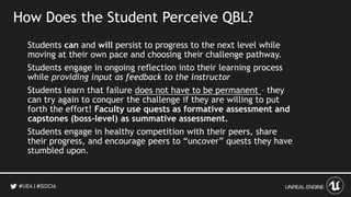 Teaching UE4 With Quest Based Learning Dr Cynthia Marcello | PPT