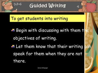 Teaching Writing to EFL students | PPT