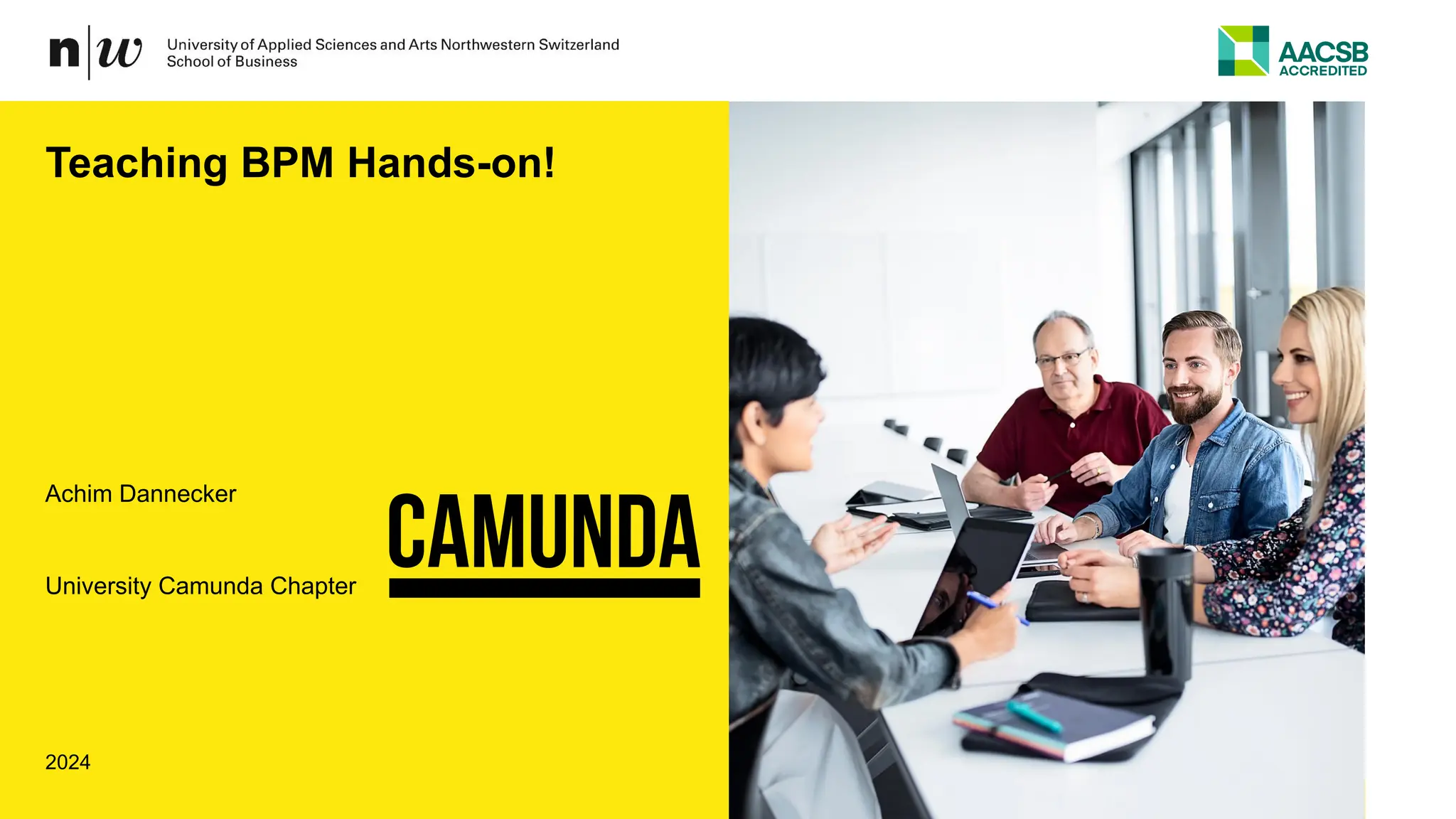Teaching BPM - Camunda University Chapter | PPT