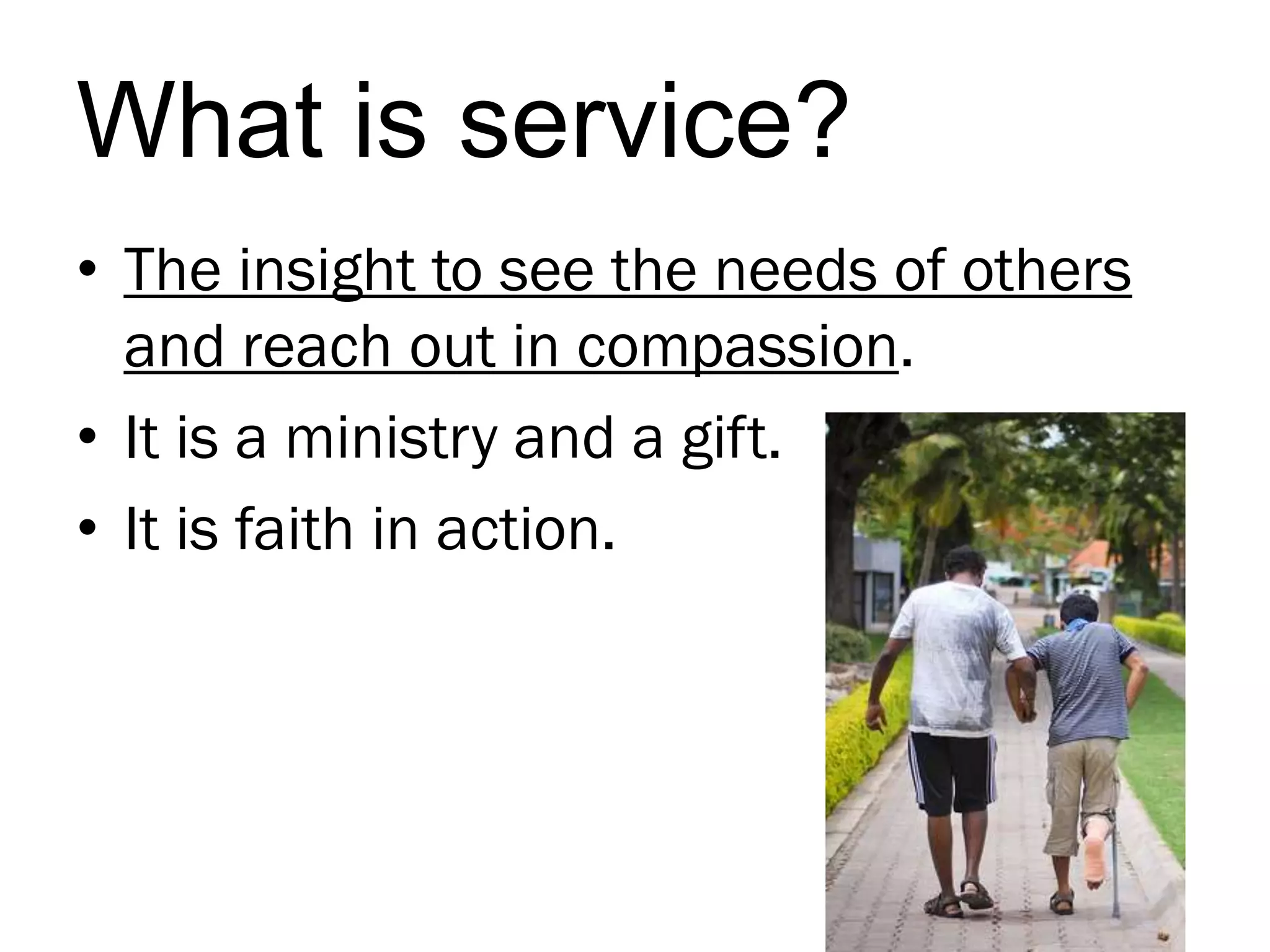 Teaching About Service | PPTX | Christianity | Religion & Spirituality