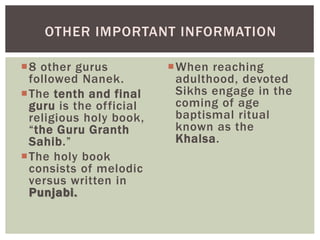 Teaching about Sikhism | PPTX