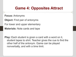 Teaching Activities - Vocabularies and Spelling.pptx