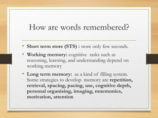 Teaching Activities - Vocabularies and Spelling.pptx