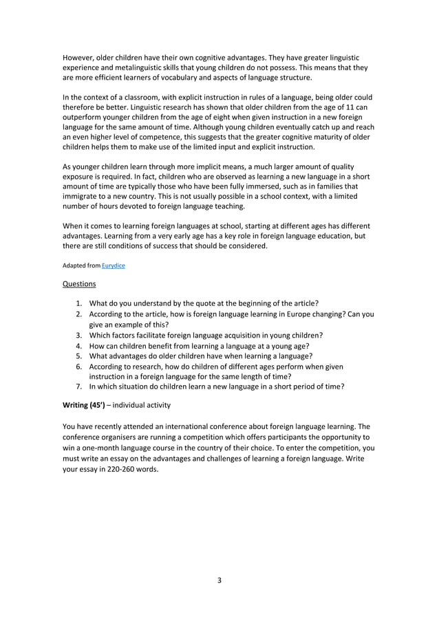 Teaching Activities: Learning something new | PDF