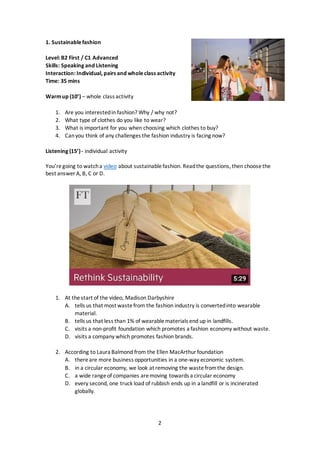 October 2022 - Cambridge English Teaching Activities | PDF