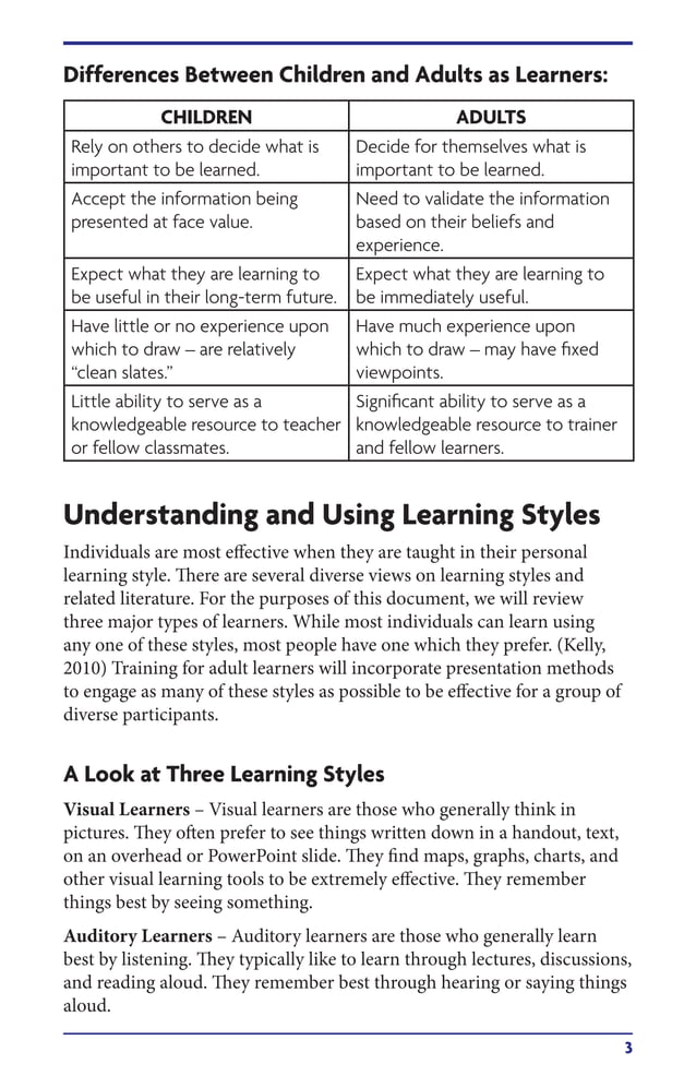 Teaching Adults: What Every Trainer Needs to Know About Adult Learning ...