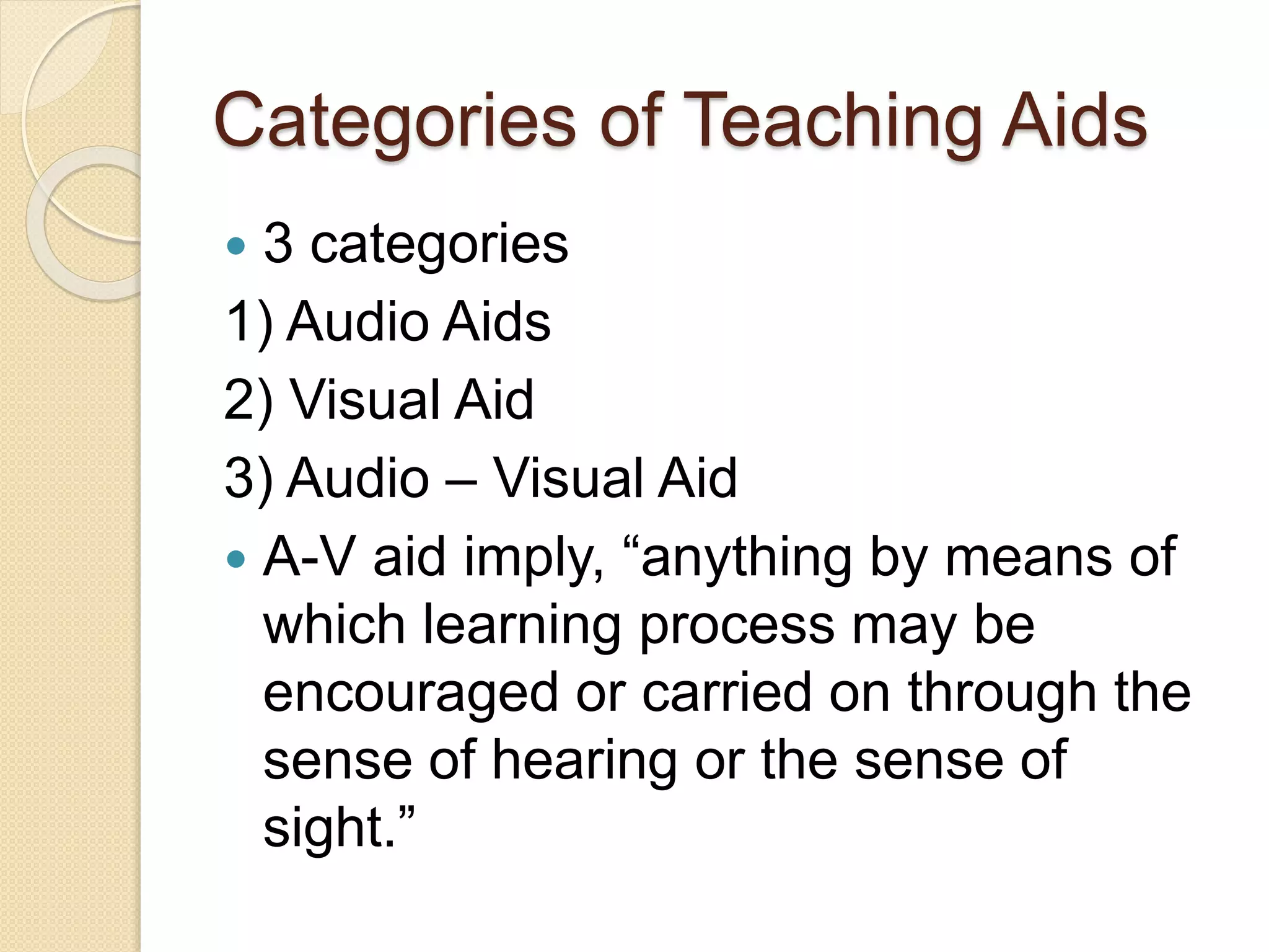 Teaching Aids | PPTX