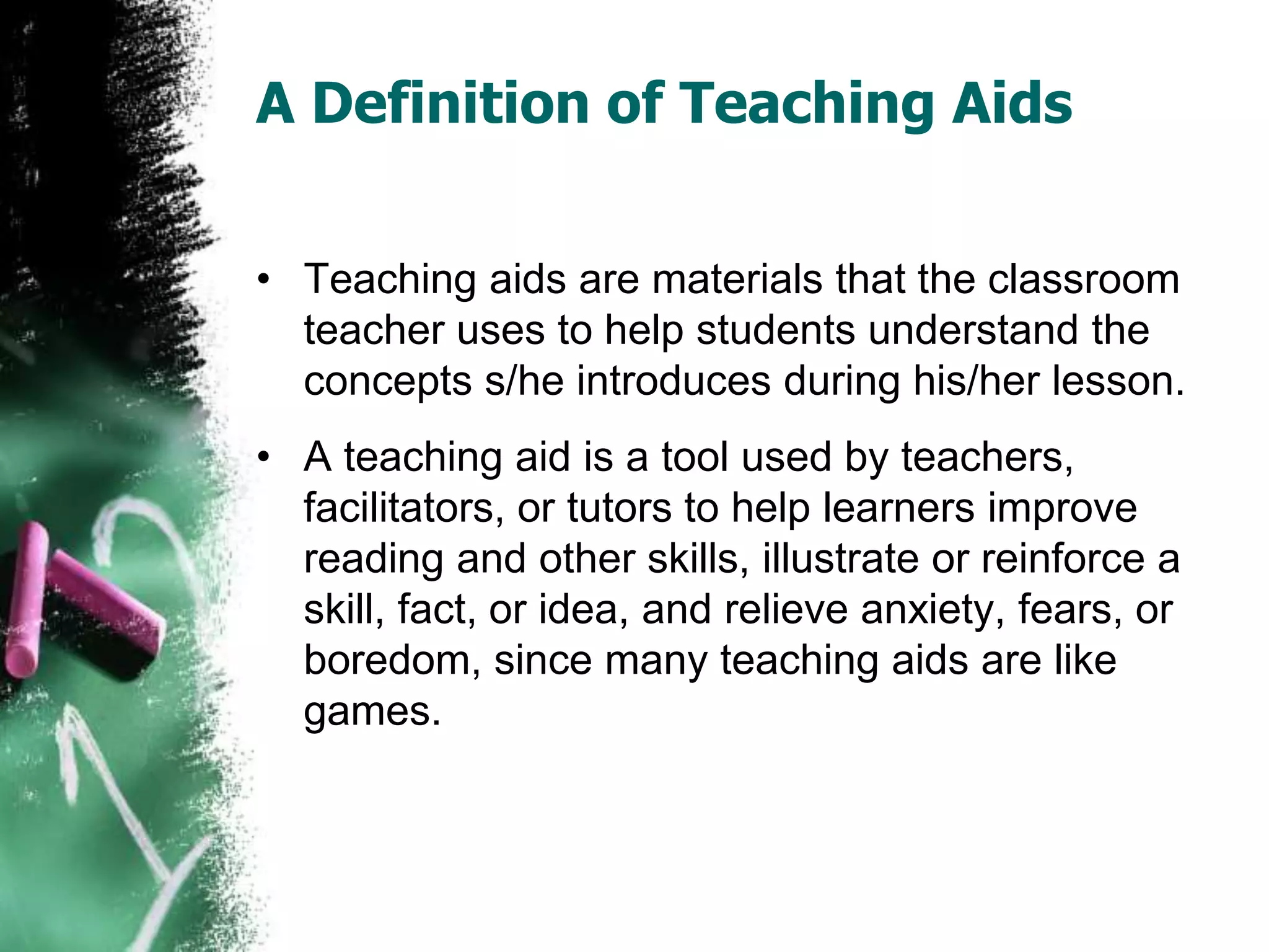 Teaching aids | PPTX