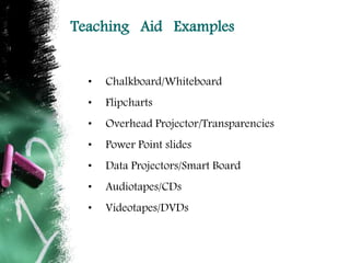 Teaching aids | PPTX