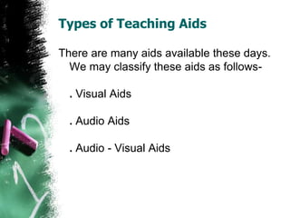Teaching aids | PPTX