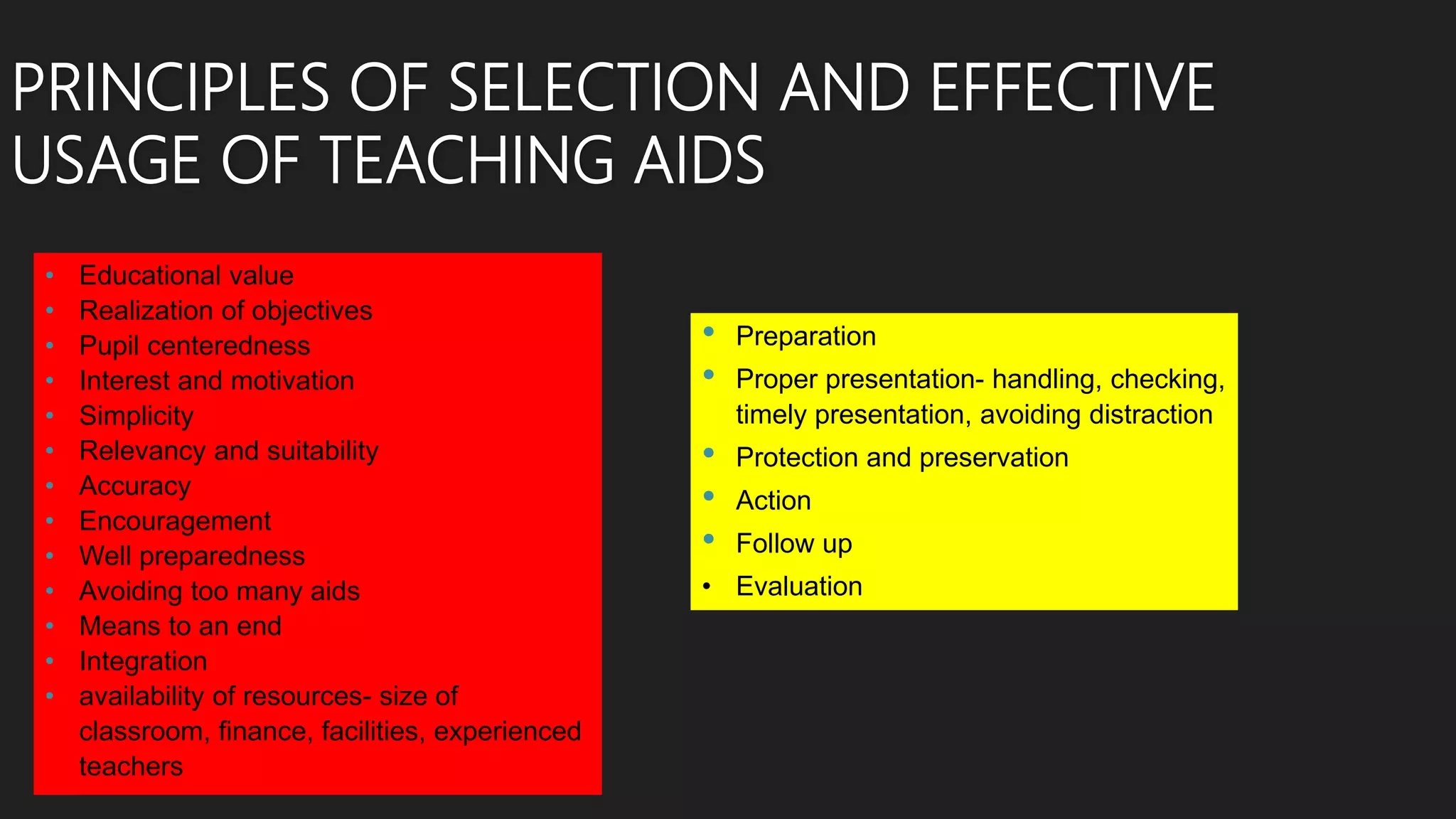Teaching aids | PPTX