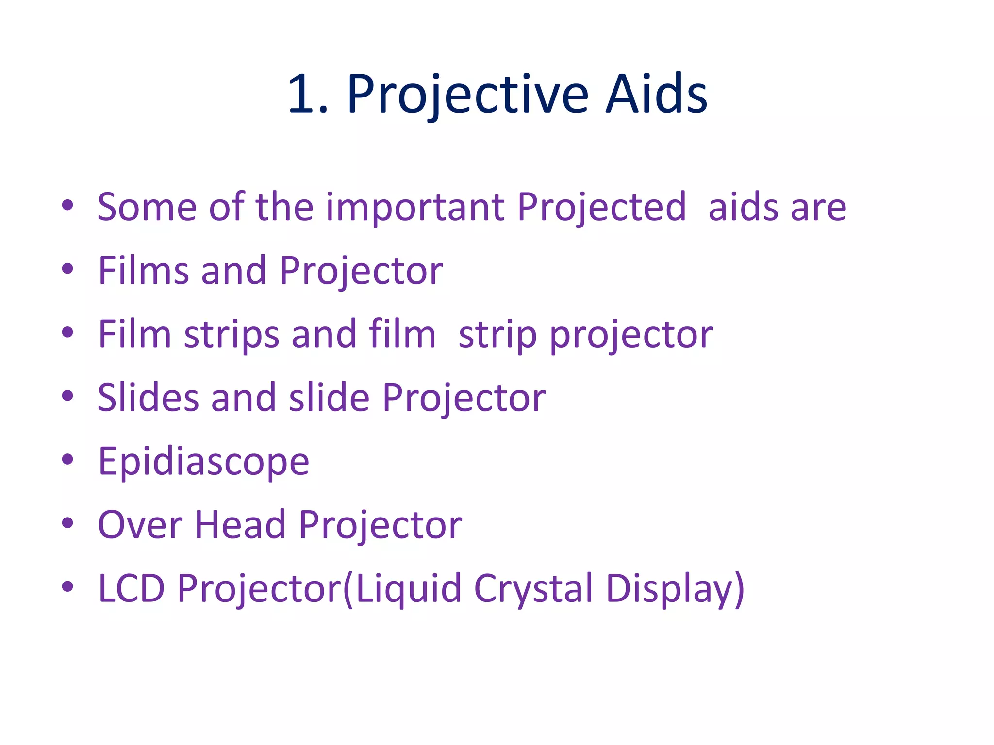 CLASSIFICATION OF TEACHING AIDS | PPTX
