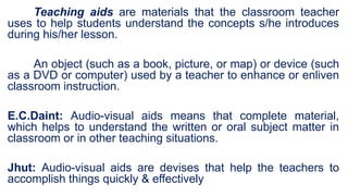 Teaching aids in mathematics teaching. | PPTX