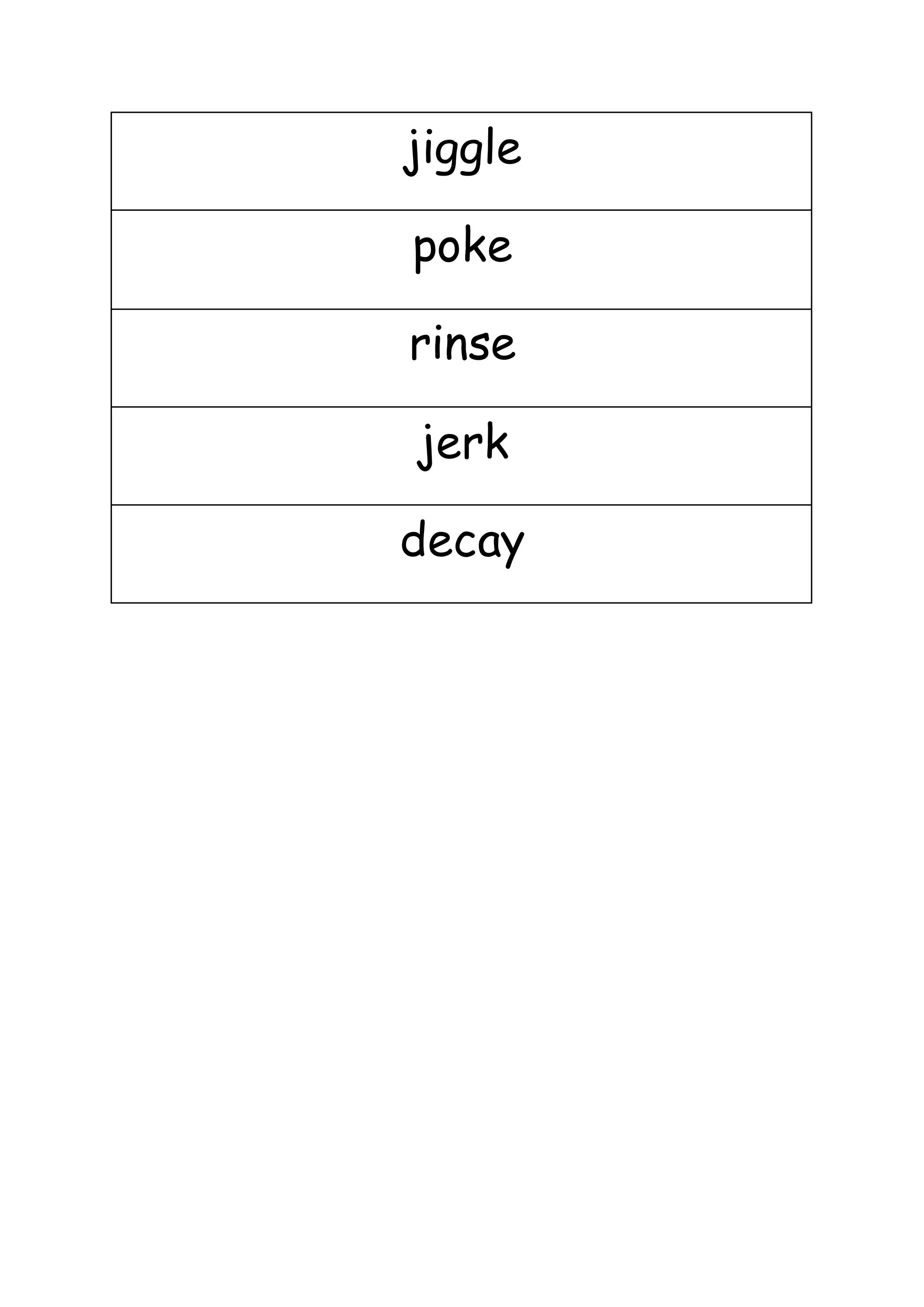Tooth poem template - Year 5 | DOCX