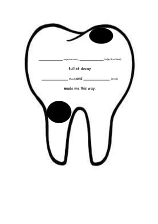 Tooth poem template - Year 5 | PDF