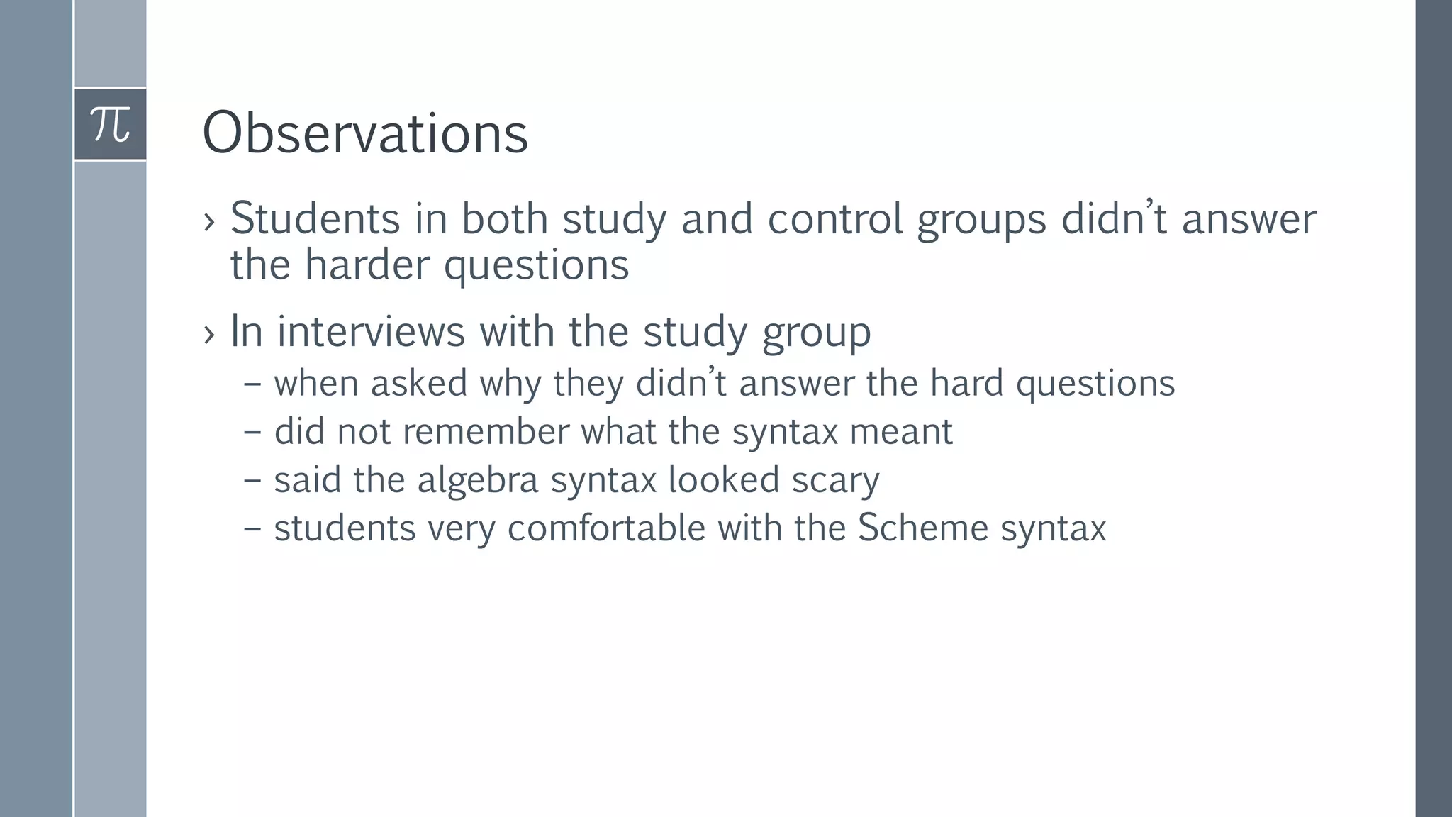 Teaching algebra through functional programming | PPT