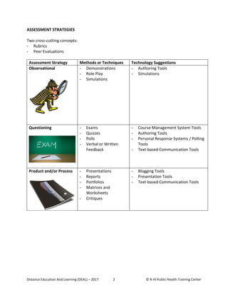 Teaching and Assessment Strategies | PDF