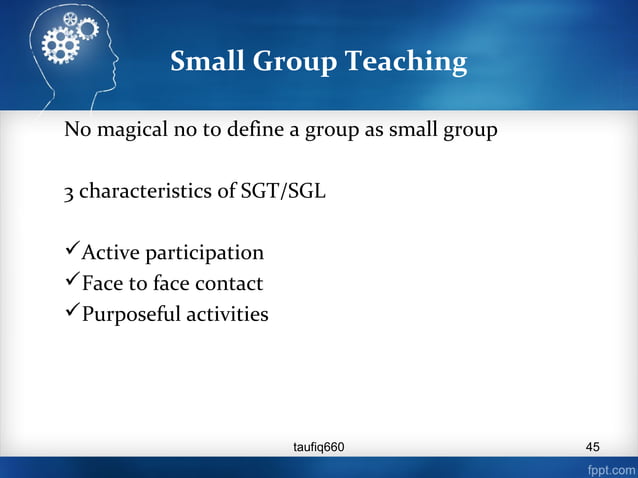 Teaching and learning condensed course guidelines | PPT