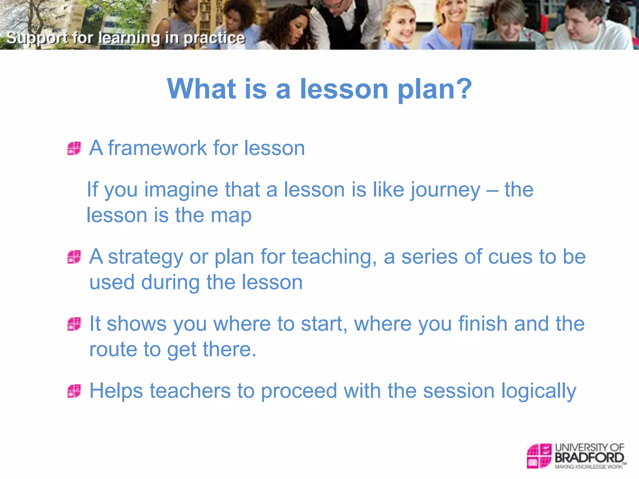 Teaching and learning lesson planning | PPTX