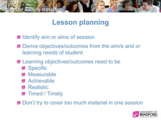Teaching and learning lesson planning | PPTX