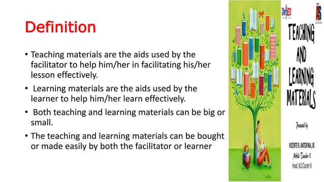 Teaching and learning materials | PPTX | Educational Assessment | Education