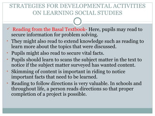 Teaching and Learning Social Studies | PPT