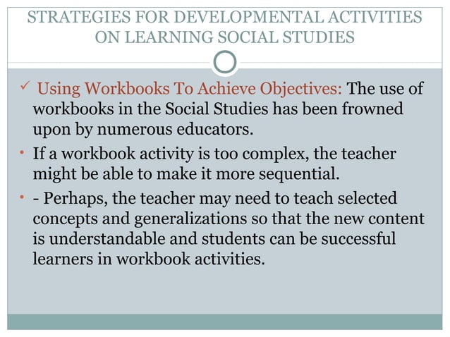 Teaching and Learning Social Studies | PPT