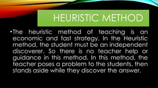 Teaching and Learning Styles for teachers | PPTX