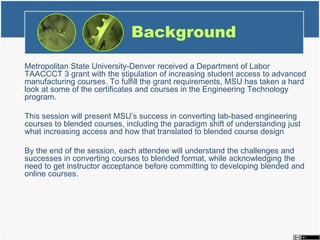 Teaching and learning technology conference -msu blended learning final ...