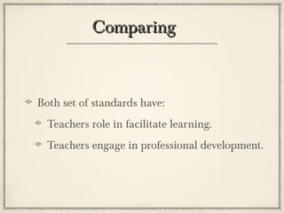 Teaching and technology standards ppt | PPT
