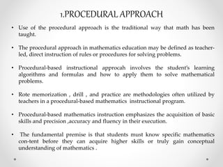 Teaching approaches | PPTX | Science