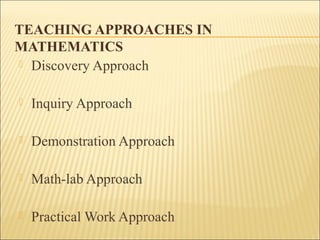 Teaching approaches | PPT