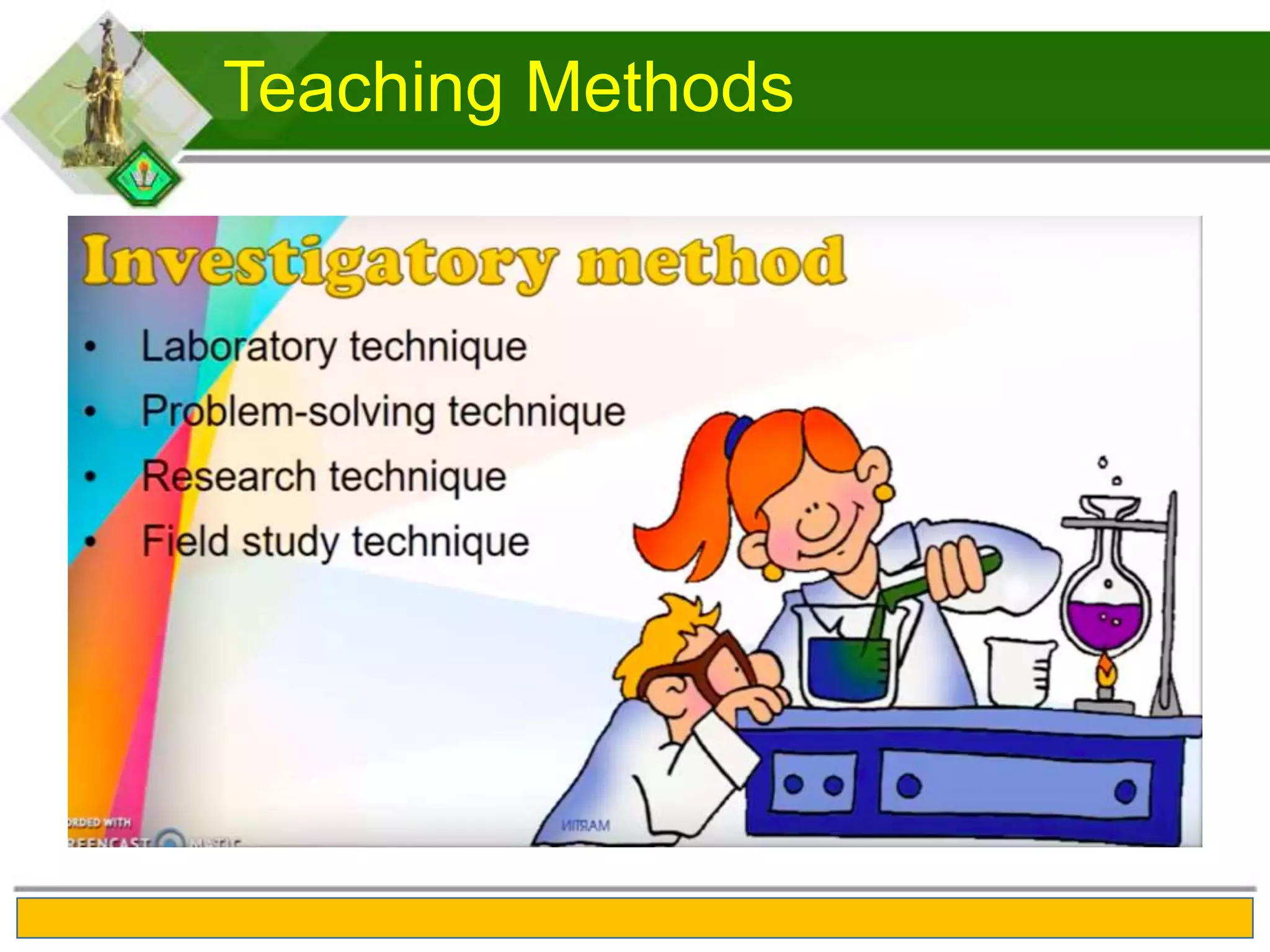 Teaching approaches, strategies, methods and techniques | PPTX